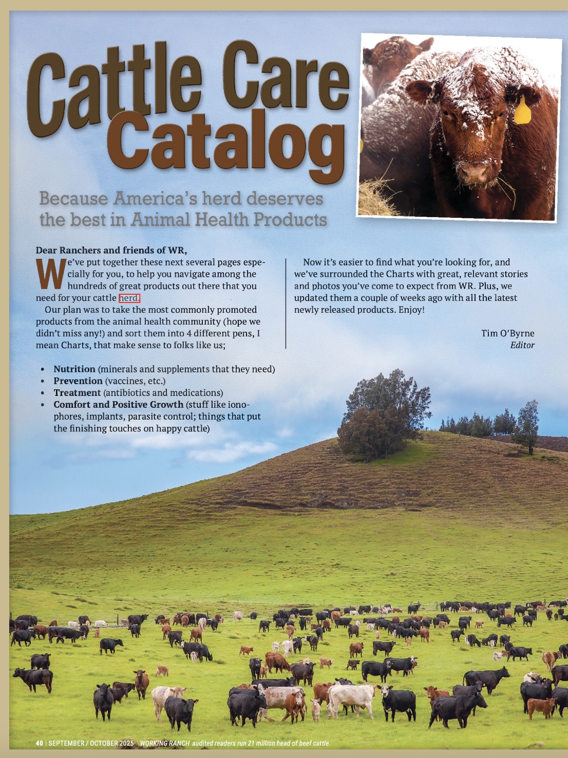 Working Ranch Publishes its 2025 Cattle Care Catalog - Working Ranch ...
